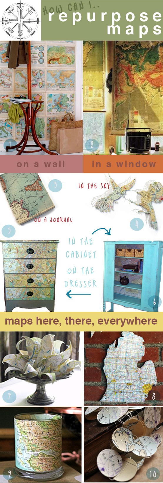 Repurpose Old Maps – Do It And How