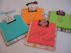 Mini Clip Boards with Post-it Notes – Do It And How