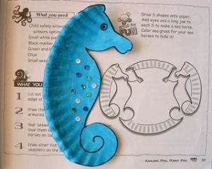 Paper Plate Seahorse – Do It And How