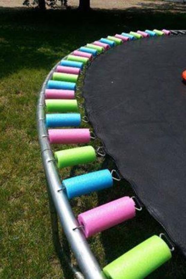 Make Your Trampoline Safer with Noodles – Do It And How