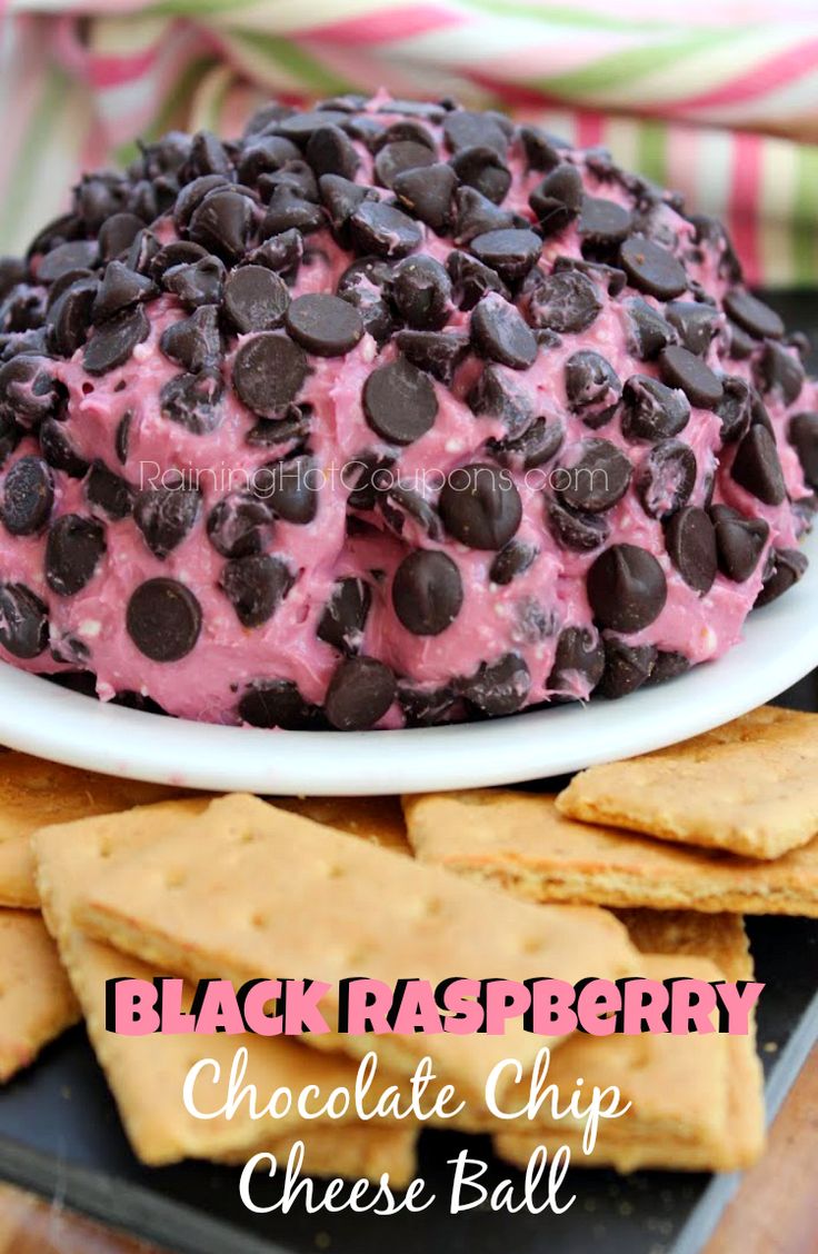 Black Raspberry Chocolate Chip Cheeseball – Do It And How