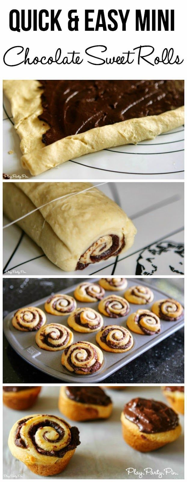 Mini Chocolate Sweet Rolls – Do It And How