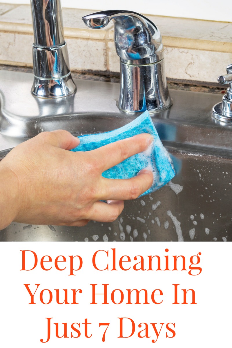 Deep Clean Your Home in a Week – Do It And How