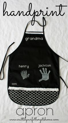 Hand Print Apron – Do It And How