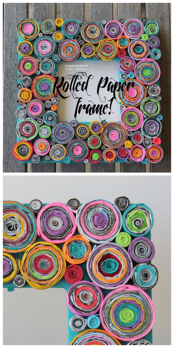 Rolled Paper Frame – Do It And How