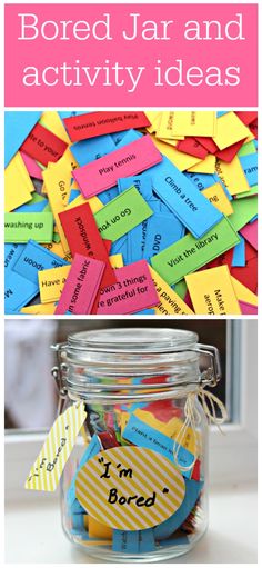 I’m Bored Activity Jar – Do It And How
