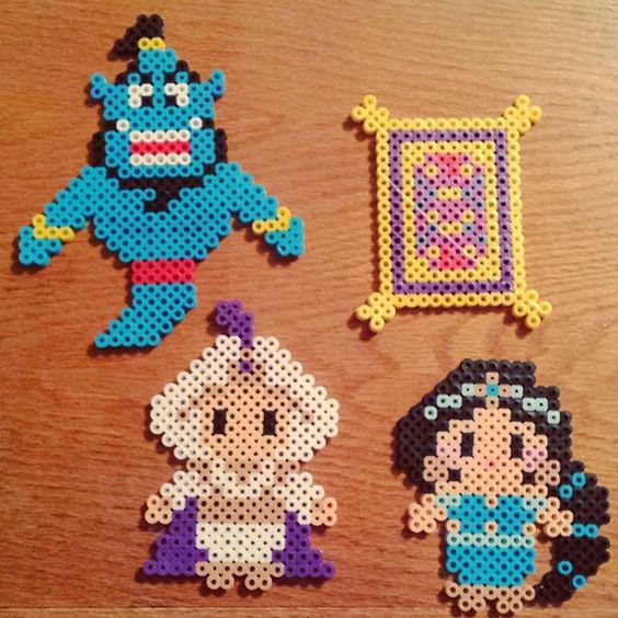 Aladdin Perler Bead Characters – Do It And How