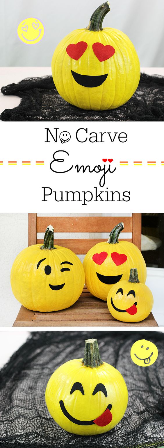 Emoji Pumpkins – Do It And How