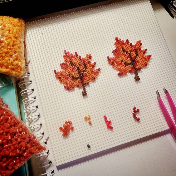 Perler Bead Fall Leaves – Do It And How