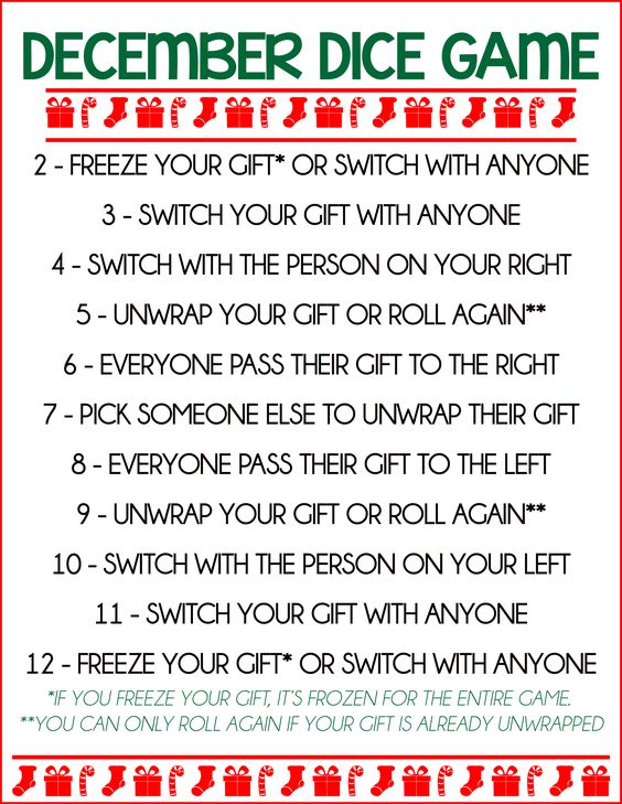 Holiday Party Dice Game – Do It And How