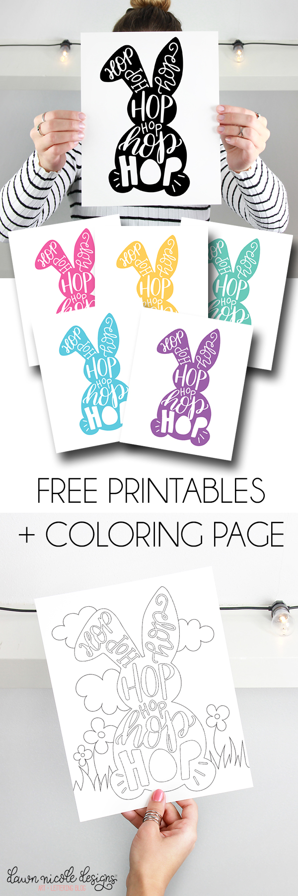 Easter Bunny Coloring Page – Do It And How