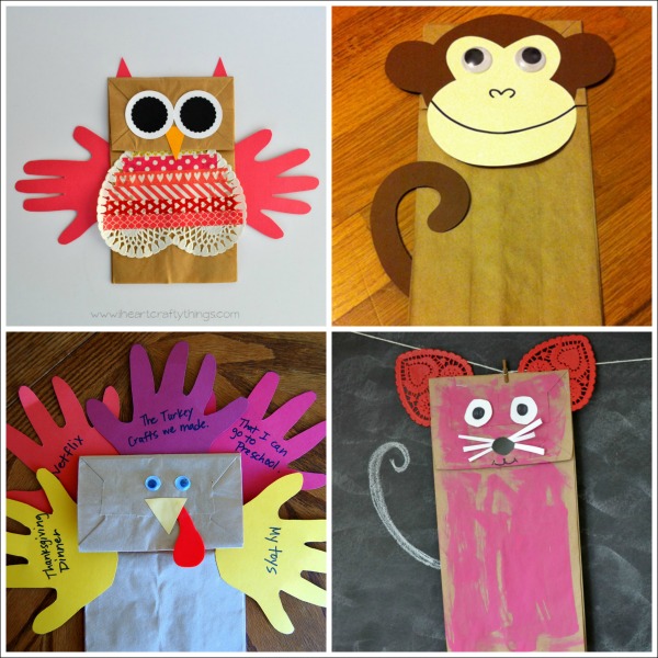Paper Bag Animal Puppets – Do It And How