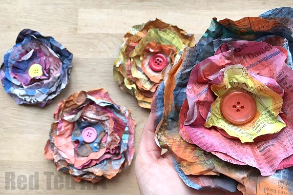 Newspaper Flowers – Do It And How