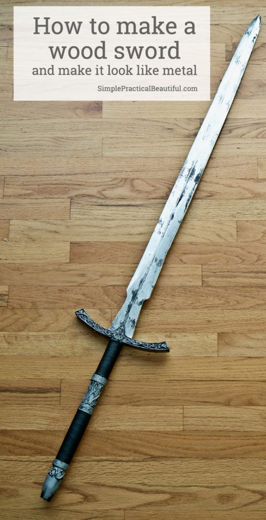 Faux Metal Sword – Do It And How