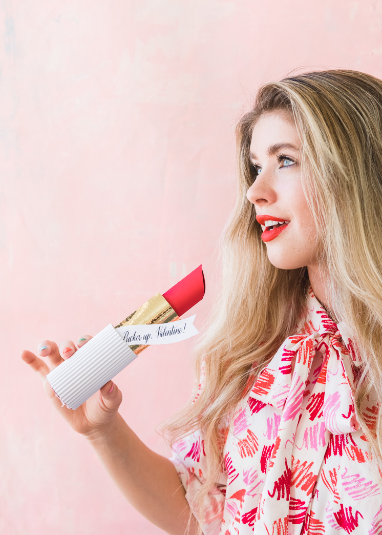 Paper Lipstick Valentines – Do It And How