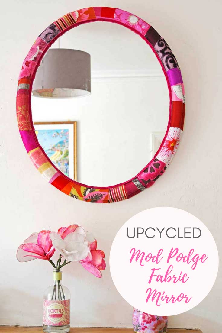 Fabric Framed Mirror – Do It And How