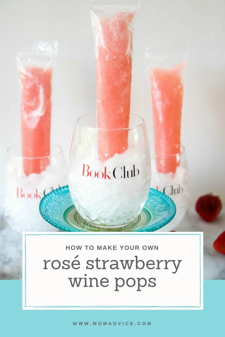 Rose Strawberry Wine Pops – Do It And How