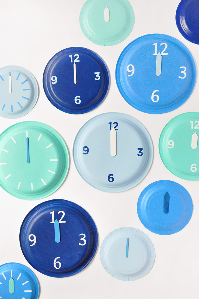 Paper Plate Clock Backdrop – Do It And How