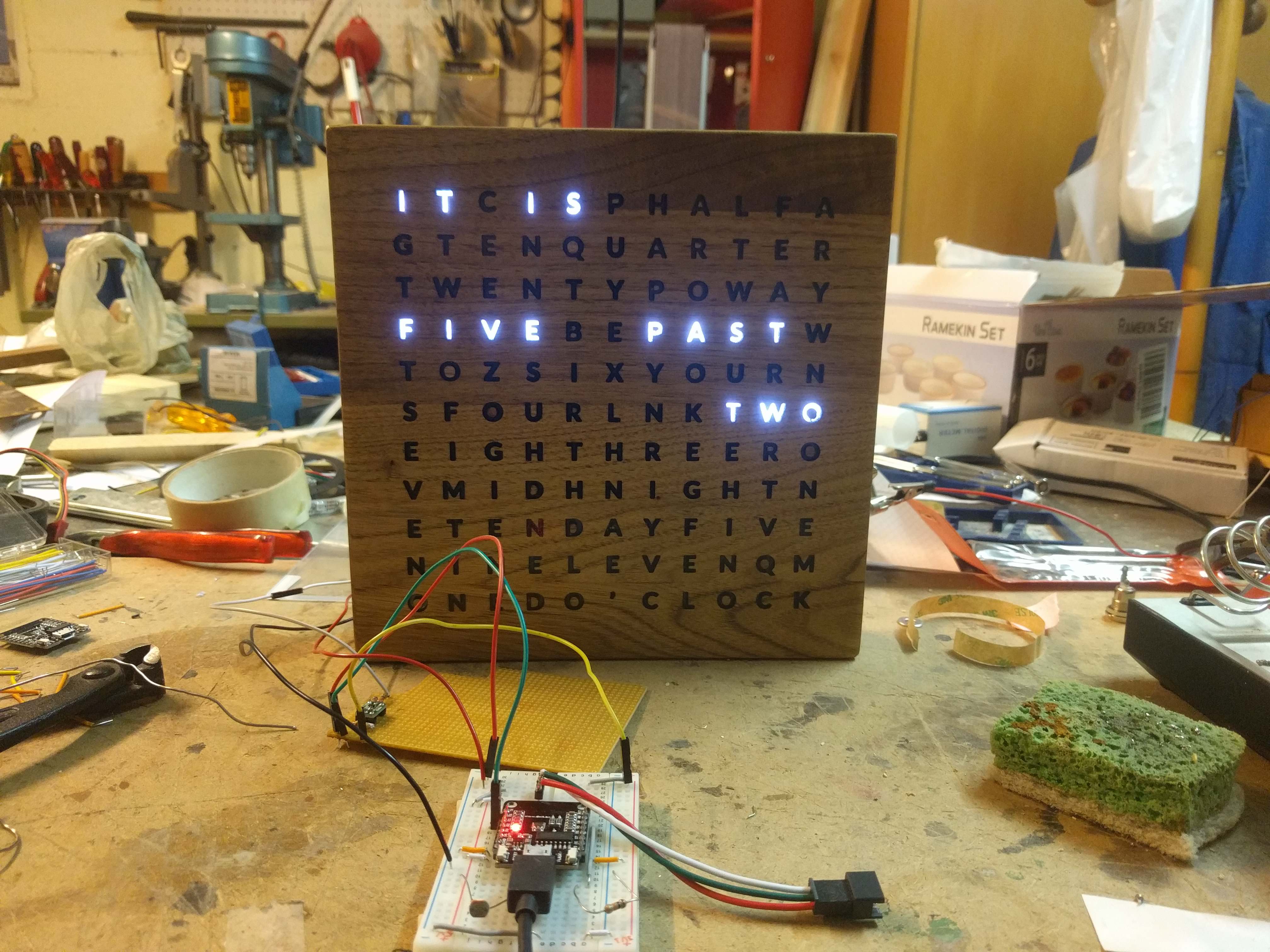 Wooden Word Clock Project – Do It And How