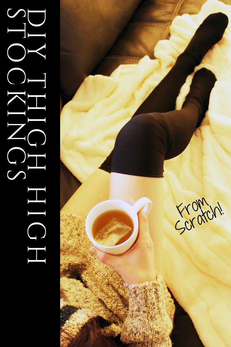 DIY Thigh High Jersey Socks – Do It And How