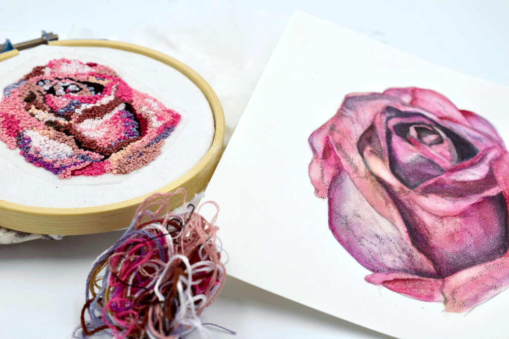 Embroidered Pointillism Technique – Do It And How