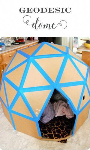 Geodesic Cardboard Play Dome – Do It And How