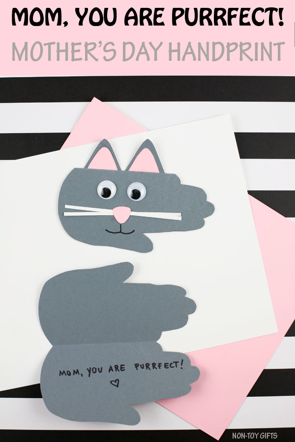 Hand Print Kitty Cat Card – Do It And How