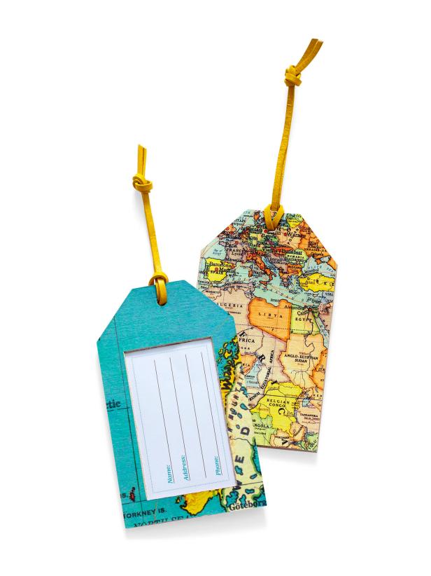 DIY Map Luggage Tags – Do It And How