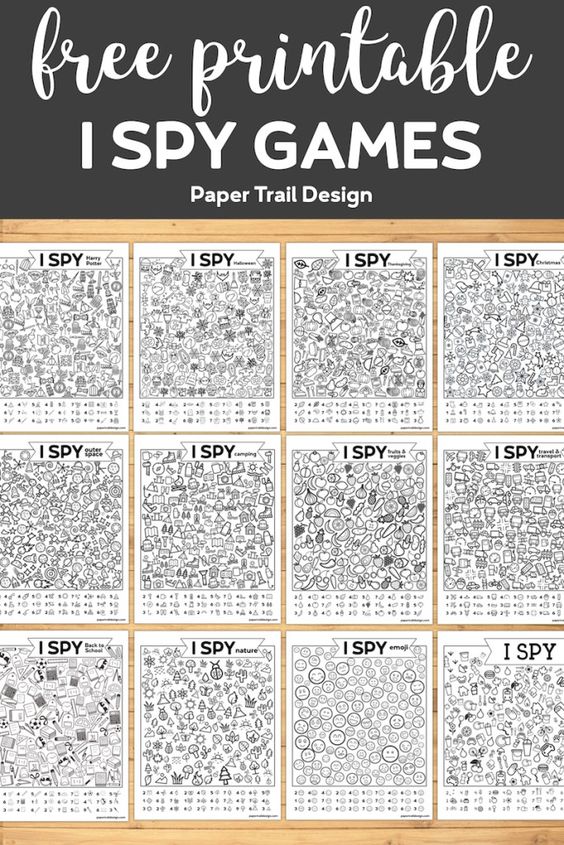 I Spy Free Printables – Do It And How