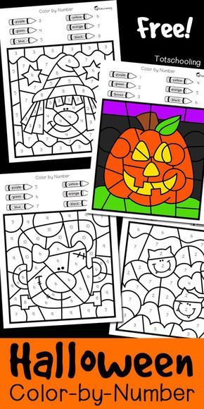 Halloween Color By Number Printables – Do It And How