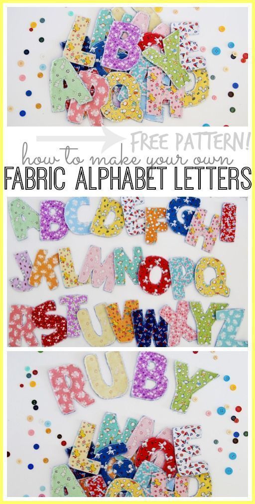 Fabric Alphabet Letters – Do It And How