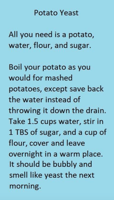 Potato Yeast Starter – Do It And How