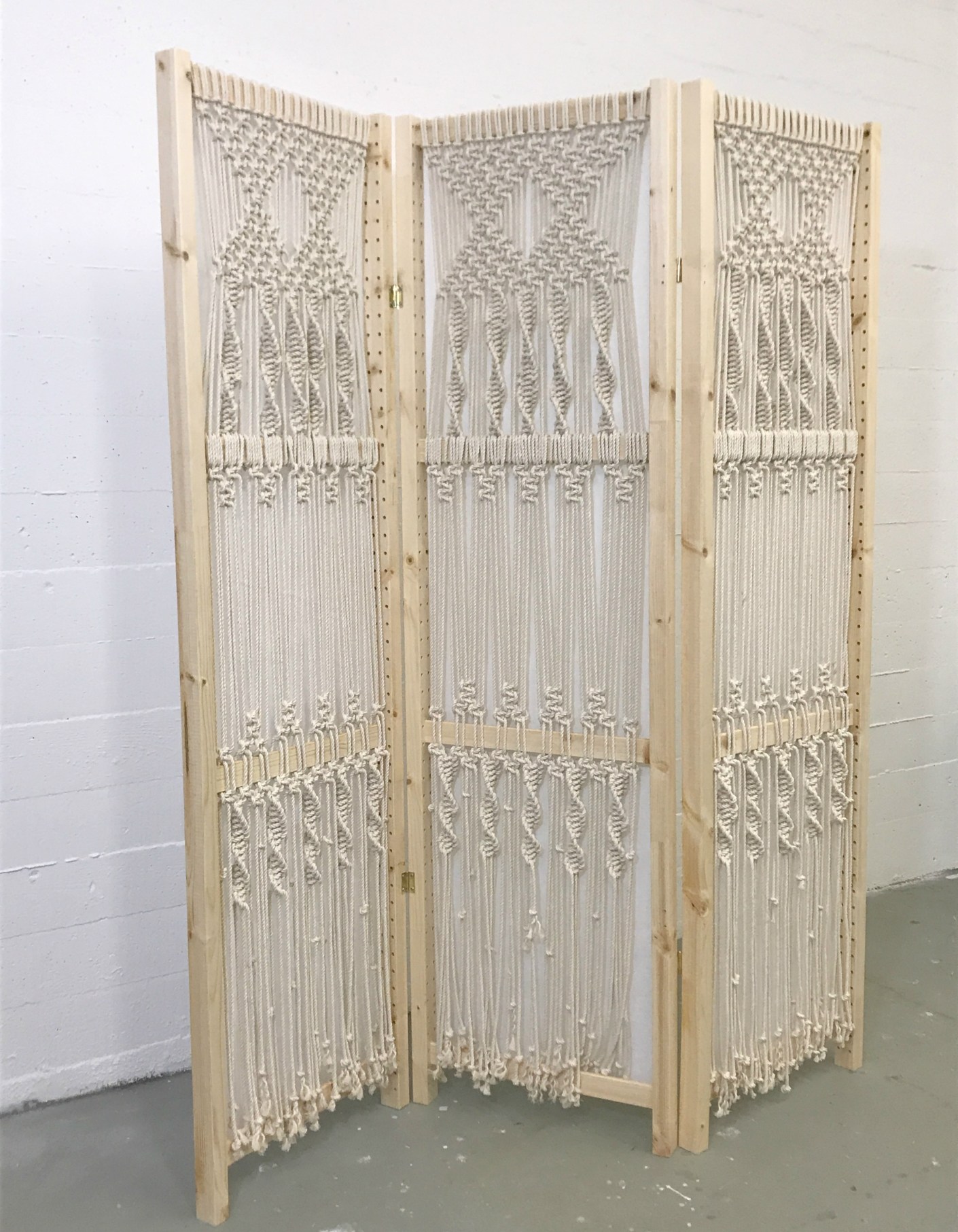 Macrame Folding Screen – Do It And How
