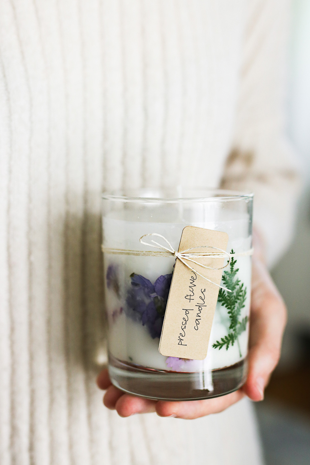 Pressed Flower Candles – Do It And How